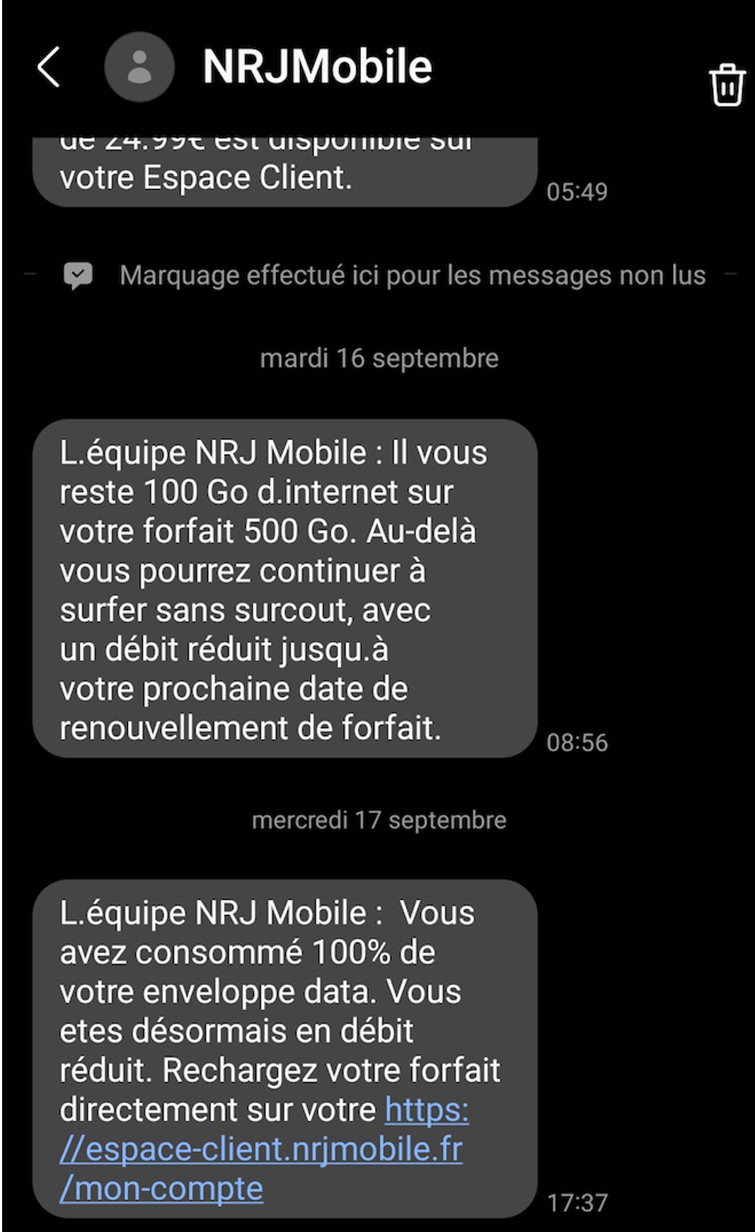 espace client | NRJ Mobile